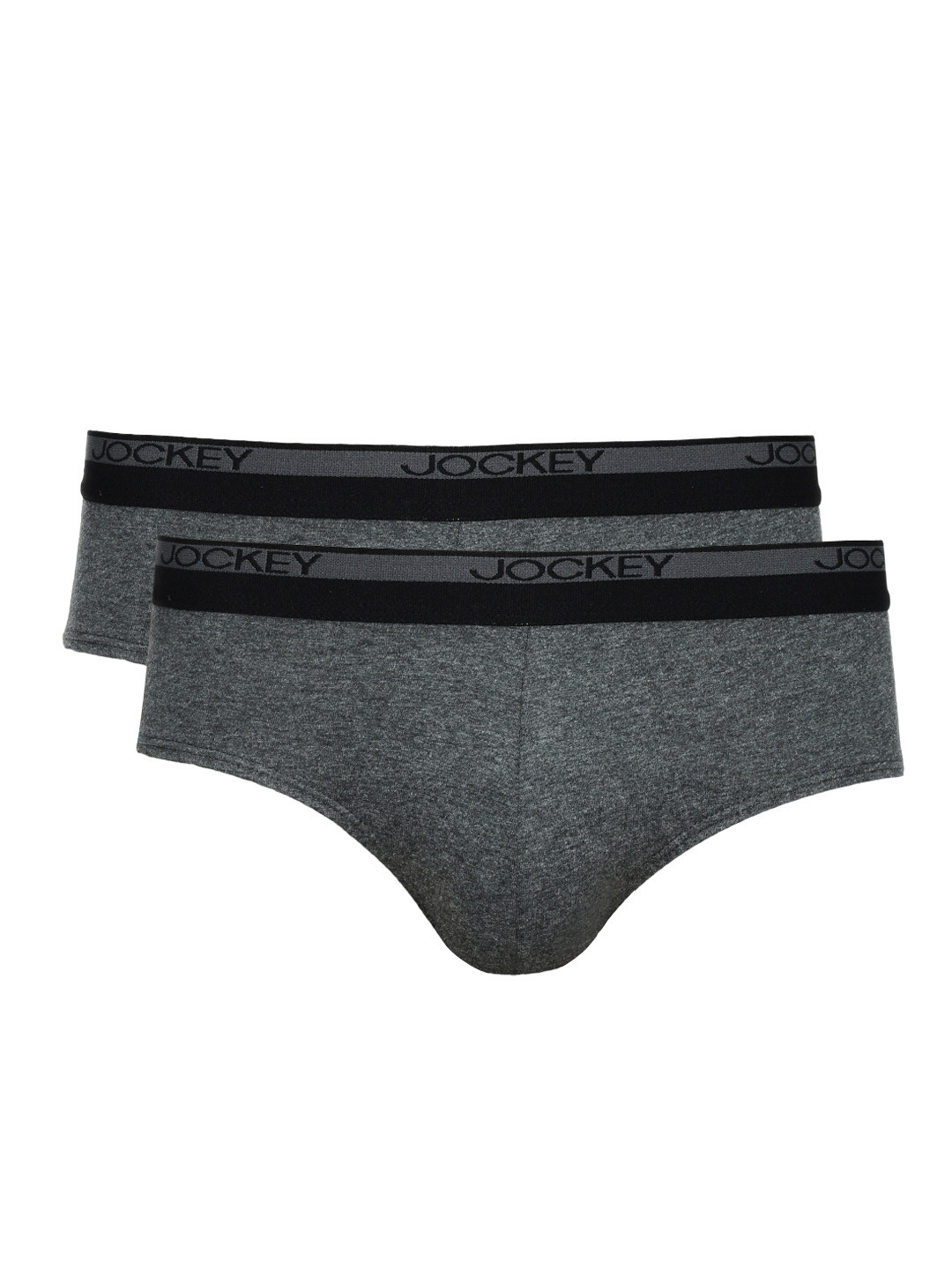 Buy Jockey MODERN CLASSIC Men Set Of 2 Charcoal Briefs 8037 - Briefs ...