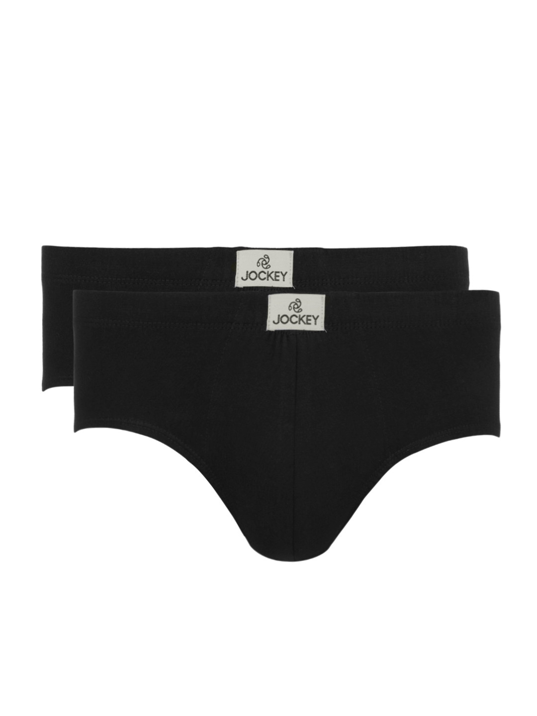 Buy Jockey MODERN CLASSIC Men Set Of 2 Black Briefs 8035 - Briefs for ...