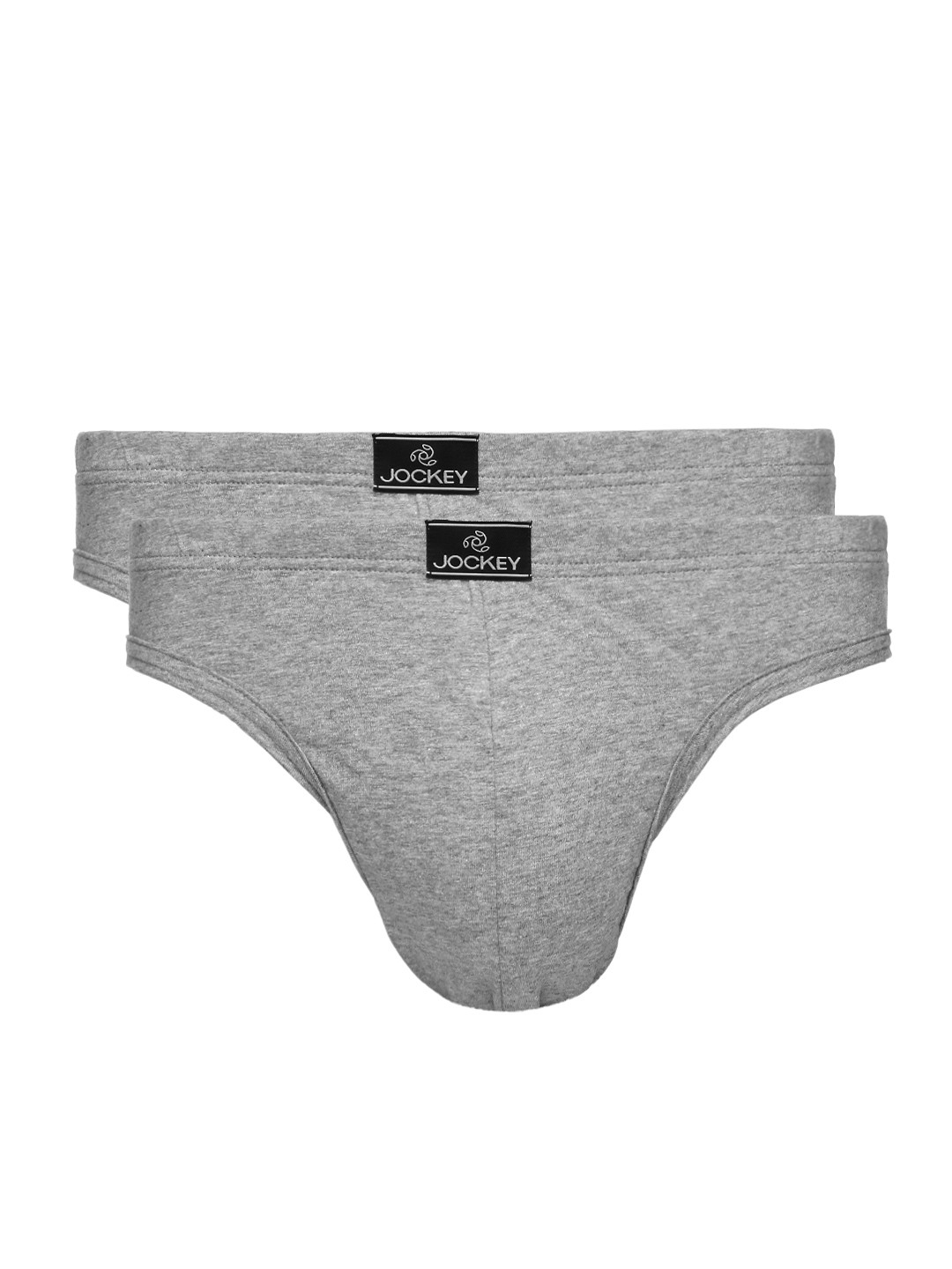 Buy Jockey Modern Classic Men Pack Of 2 Grey RIO Briefs 8033 - Briefs ...
