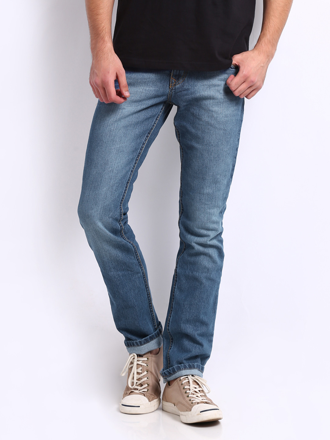 Buy John Players Men Blue Slim Fit Jeans - Jeans for Men 193218 | Myntra