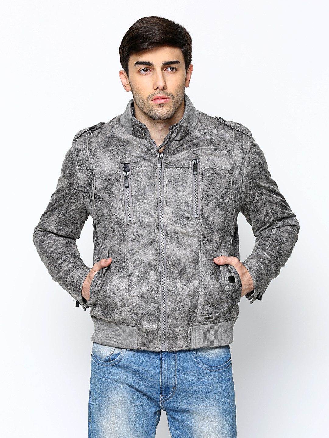 Buy Killer Men Grey Jacket - Jackets for Men 506257 | Myntra