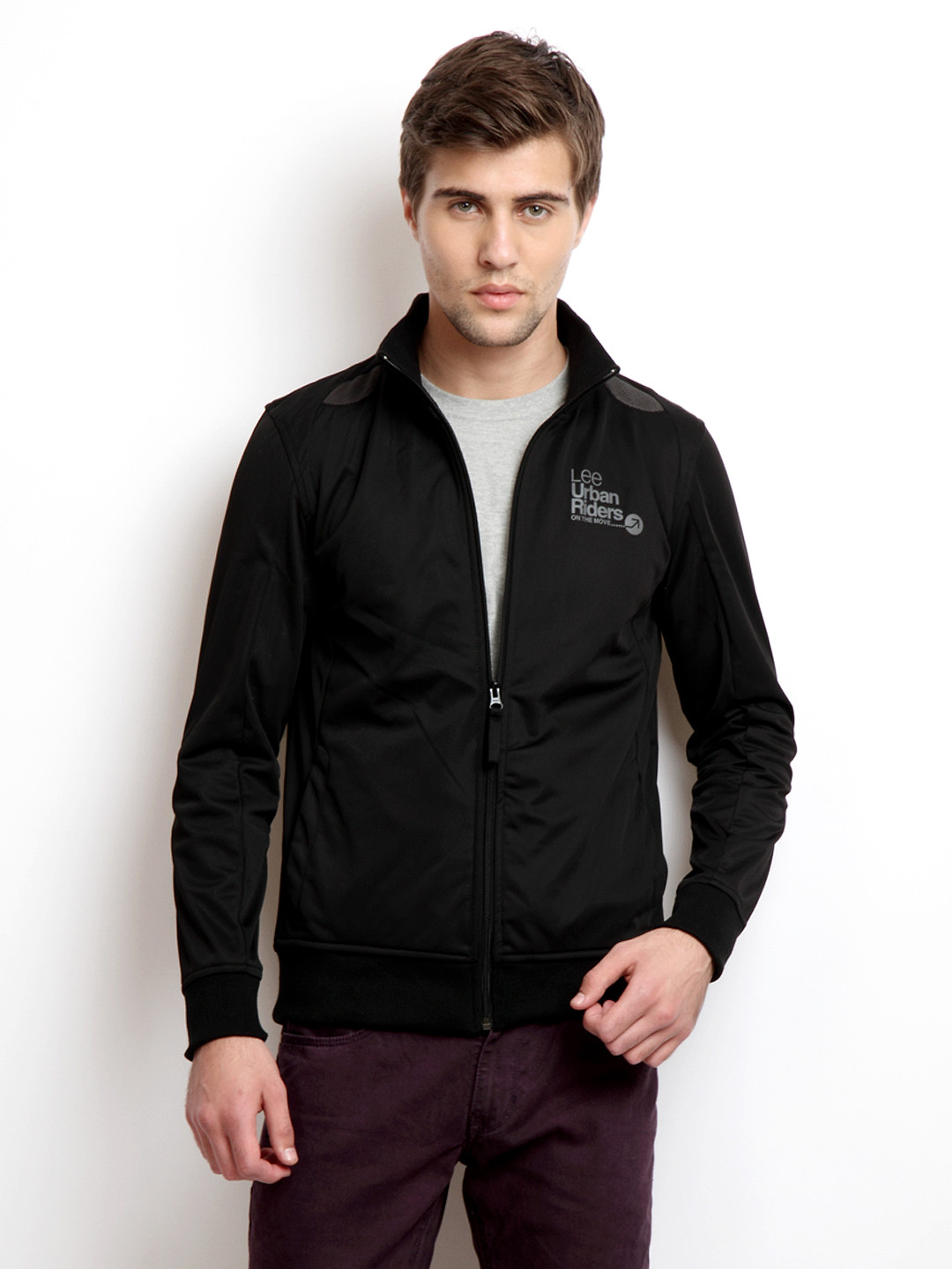 Buy Lee Men Black Riders Jacket - Jackets for Men 196682 | Myntra