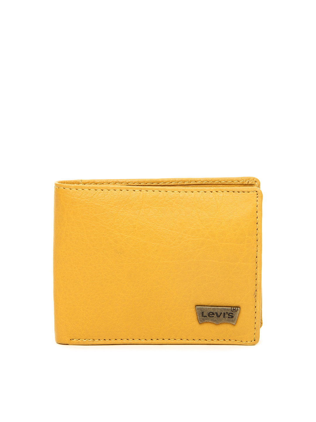 Buy Levis Men Mustard Yellow Leather Wallet - Wallets for Men 507314 ...