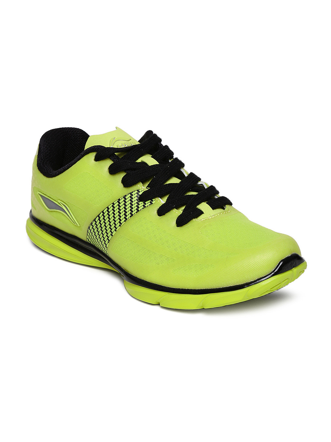 Buy Li Ning Men Fluorescent Green Star Ace Running Shoes - Sports Shoes ...