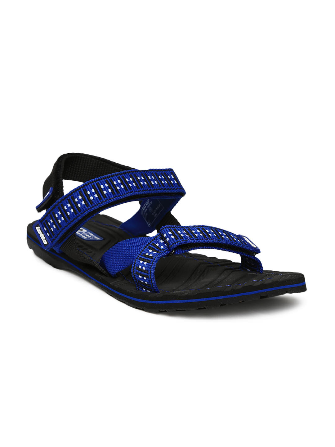 Buy Lotto Men Royal Blue & Black Sports Sandals - Sandals for Men ...