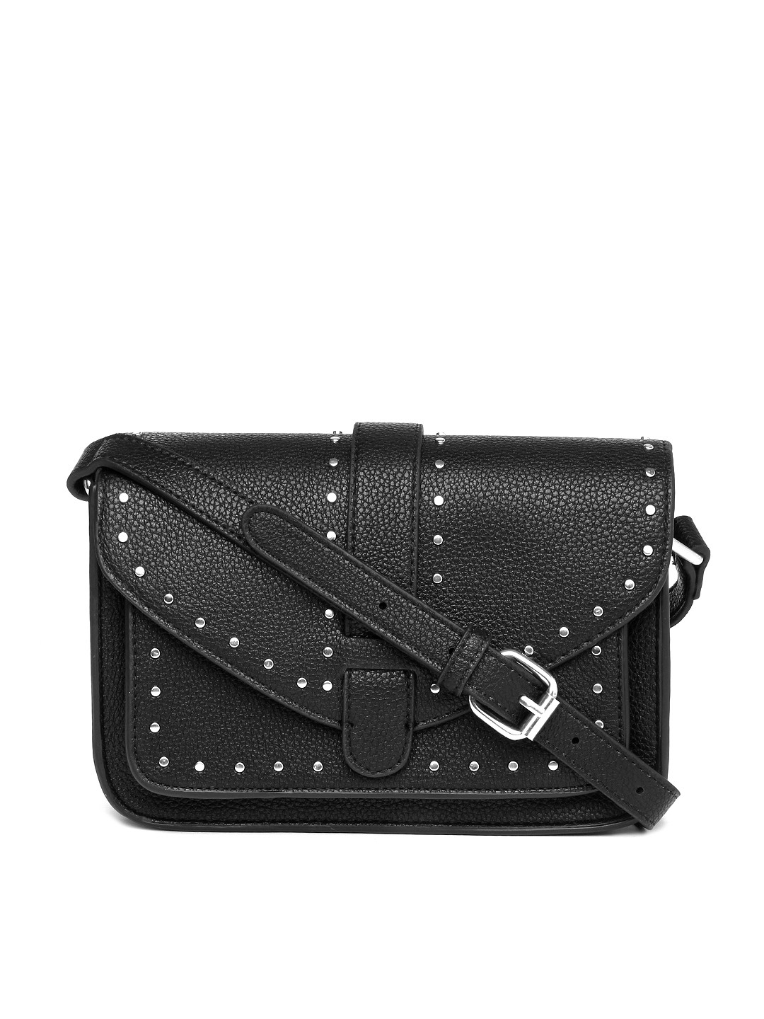 Buy MANGO Touch Black Sling Bag - Handbags for Women 541921 | Myntra