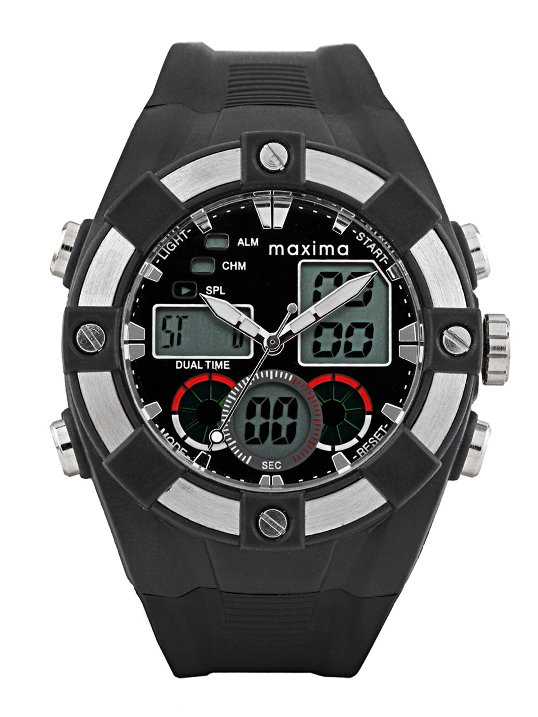 Buy Maxima Men Black Analogue & Digital Watch - Watches for Men 241535 ...