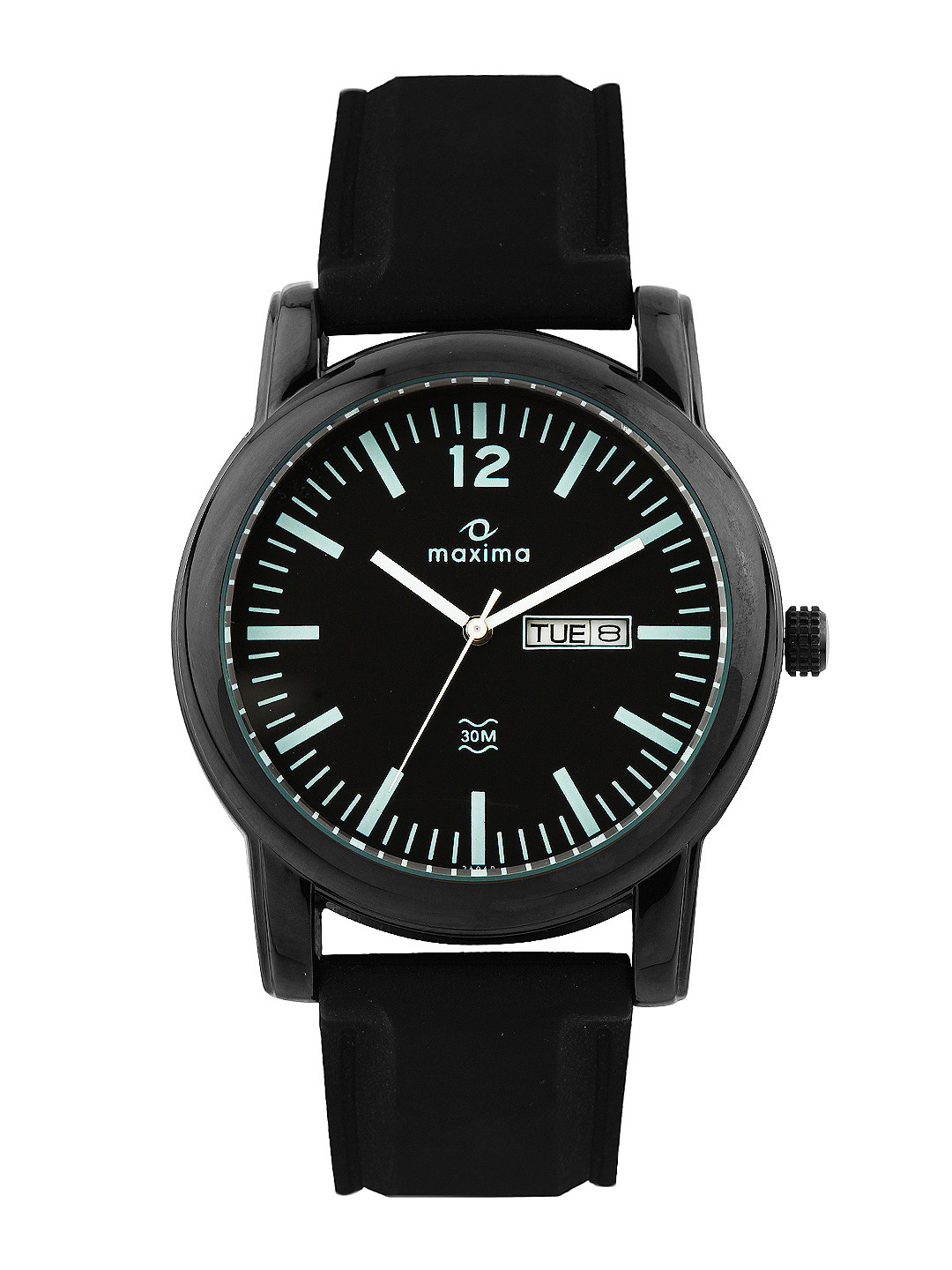 Buy Maxima Men Black Dial Watch - Watches for Men 210495 | Myntra