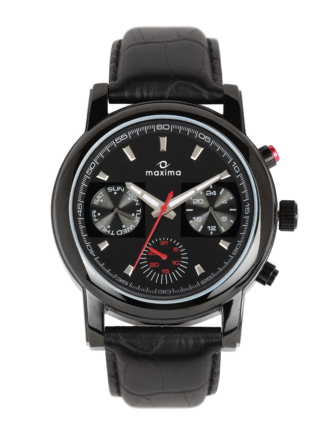 Buy Maxima Men Black Dial Watch - Watches for Men 210503 | Myntra