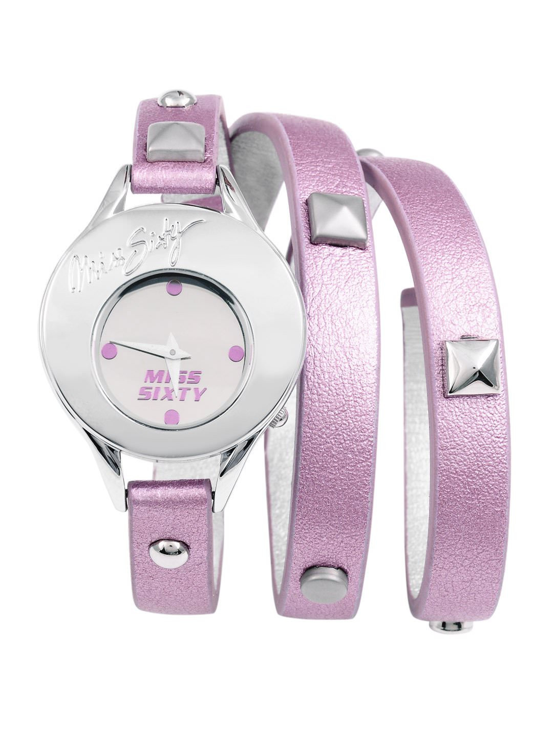 Buy Miss Sixty Silver Dial Watch - Watches for Women 50400 | Myntra