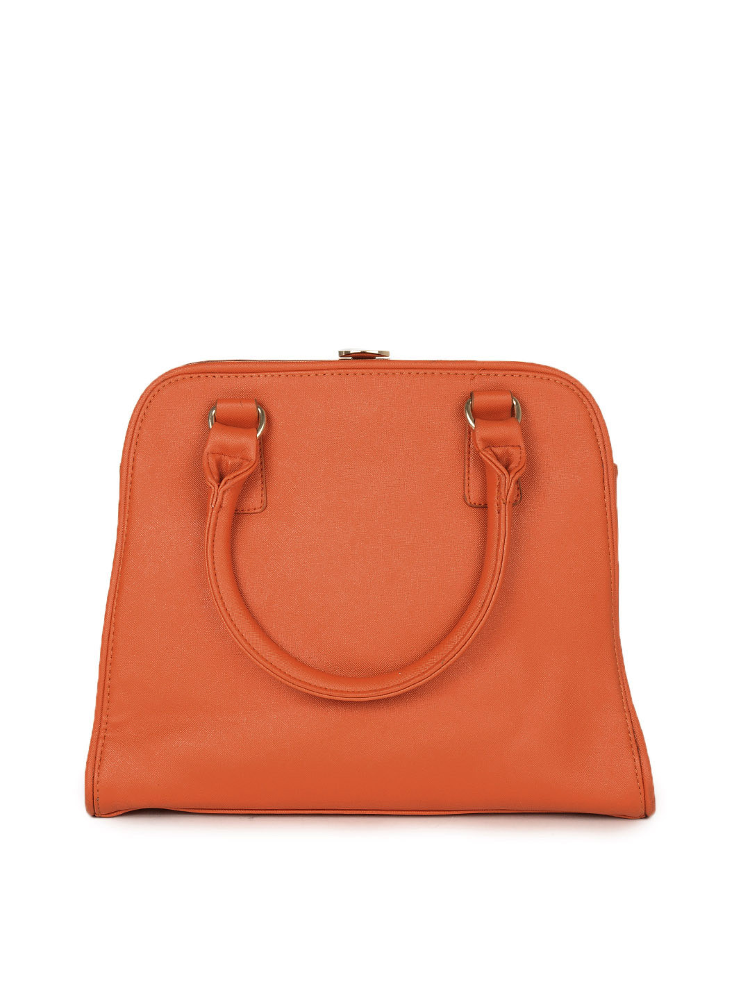 Buy Myntra Women Orange Double Frame Handbag - Handbags for Women 74120 ...