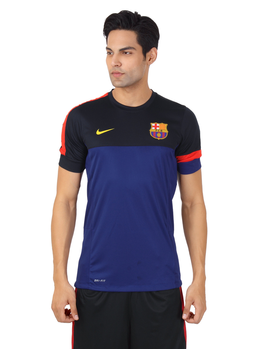 Buy Nike Men Blue FCB Jersey - Tshirts for Men 86093 | Myntra