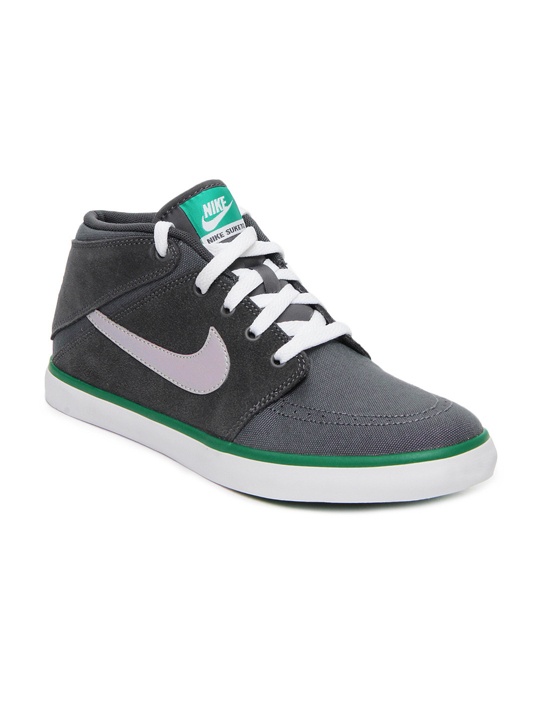 Buy Nike Grey Suketo Mid Leather NSW Sports Shoes - Casual Shoes for ...