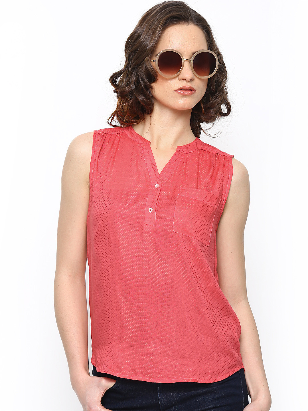 Buy ONLY Women Pink Top - Tops for Women 638897 | Myntra