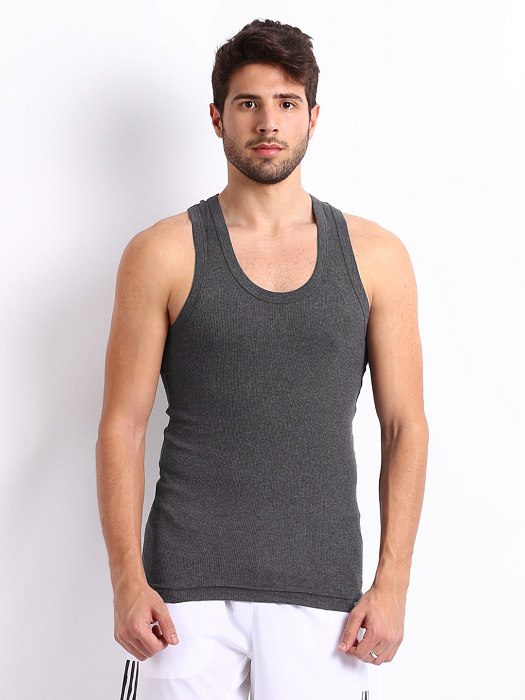 Buy Onn Men Charcoal Grey Innerwear Vest Nr 323 Innerwear Vests For Men 231957 Myntra
