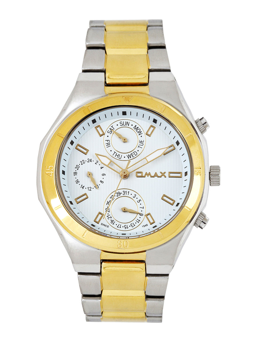 Buy Omax Men White Dial Watch SS628 - Watches for Men 362182 | Myntra