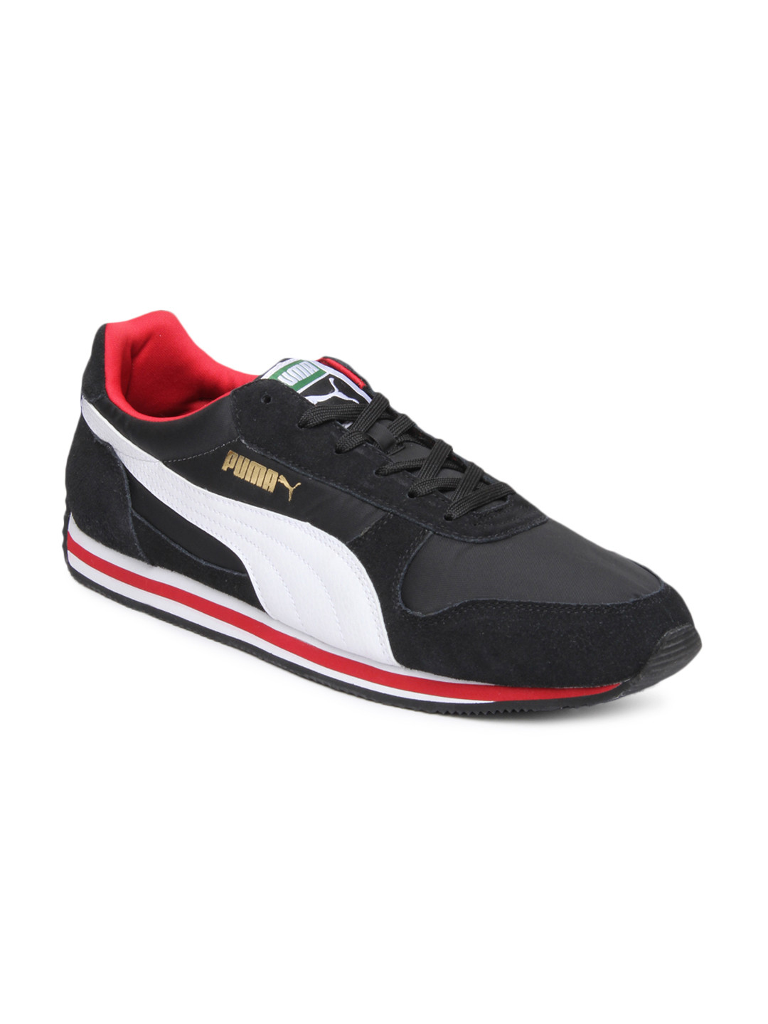 Buy PUMA Men Black Fieldsprint Running Shoes - Sports Shoes for Men ...