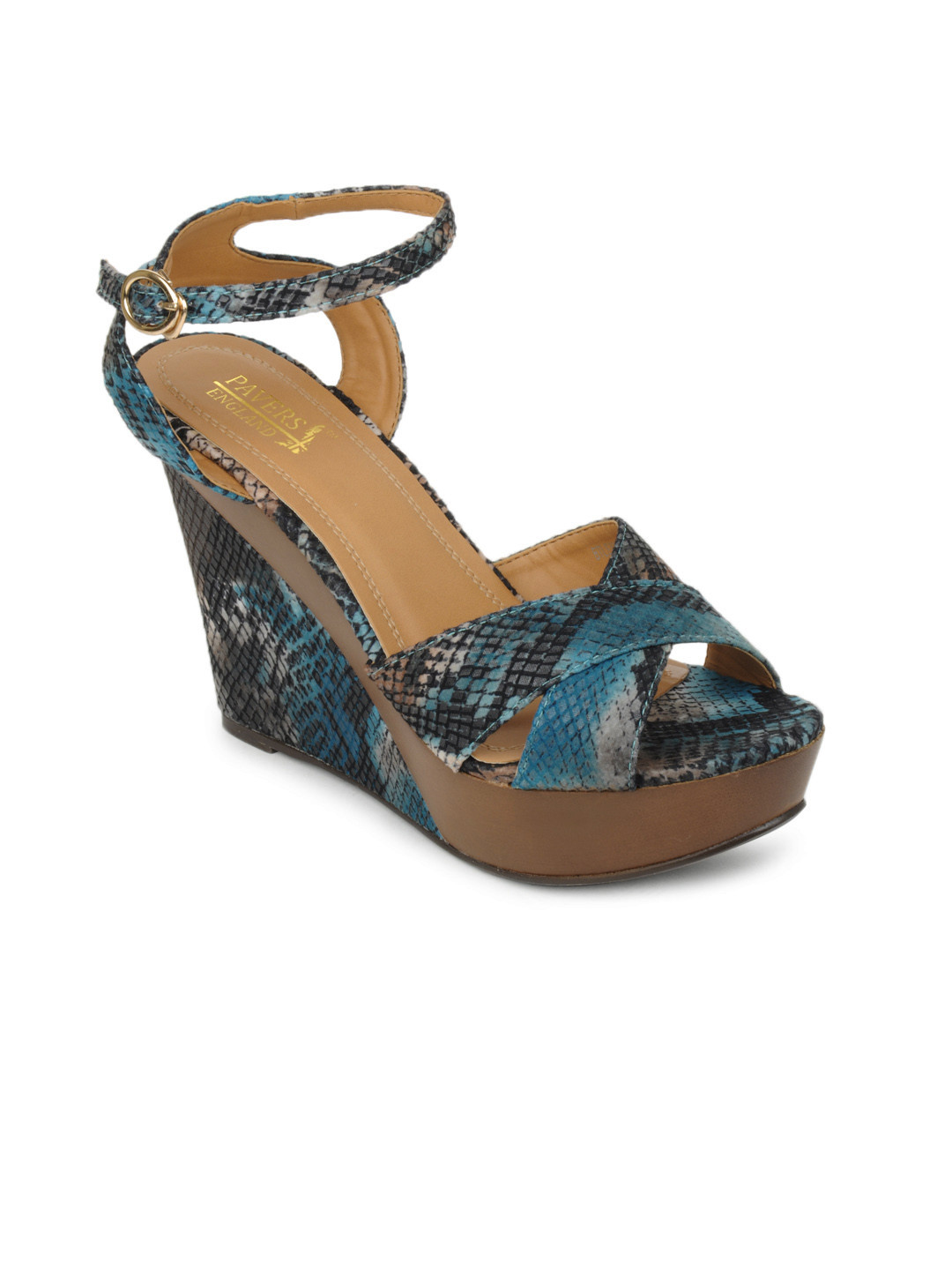 Buy Pavers England Women Multi Coloured Wedges - Heels for Women 130490 ...