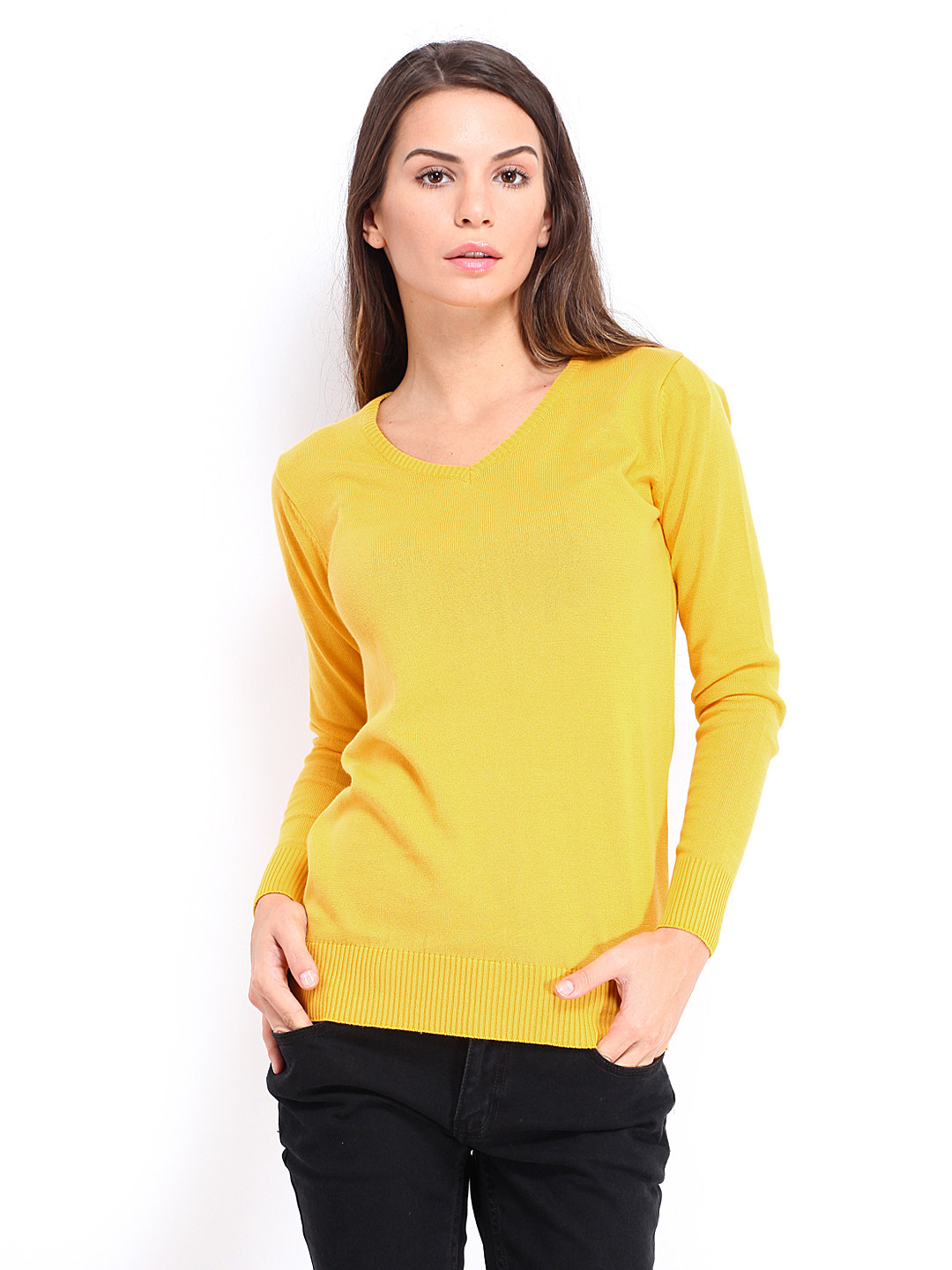 Buy People Women Yellow Top - Tops for Women 389509 | Myntra