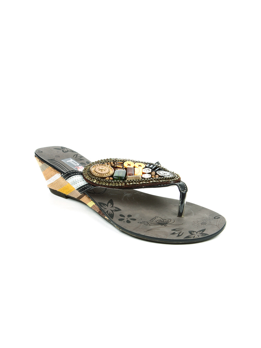 Buy Portia Women Multi Coloured Wedges - Heels for Women 142179 | Myntra