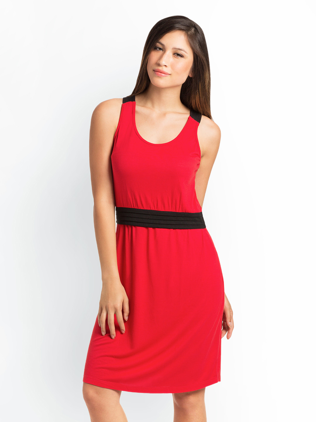Buy Pretty Secrets Red Tailored Dress - Dresses for Women 408478 | Myntra