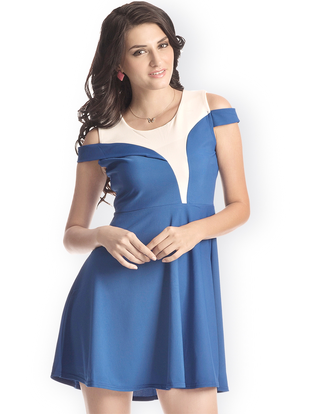 Buy PrettySecrets Showstopper Collection Cobalt Blue Fit & Flare Dress ... Buy PrettySecrets Showstopper Collection Cobalt Blue Fit & Flare Dress ...