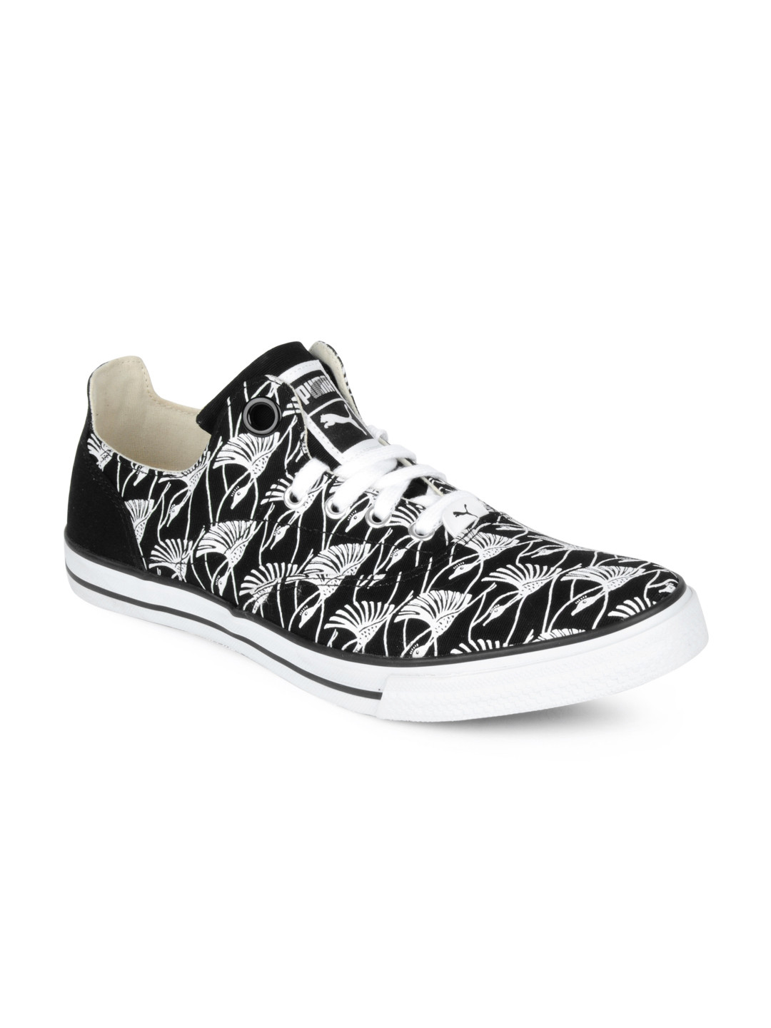 Buy Puma Men Black & White Limnos Bird Casual Shoes - Casual Shoes for ...