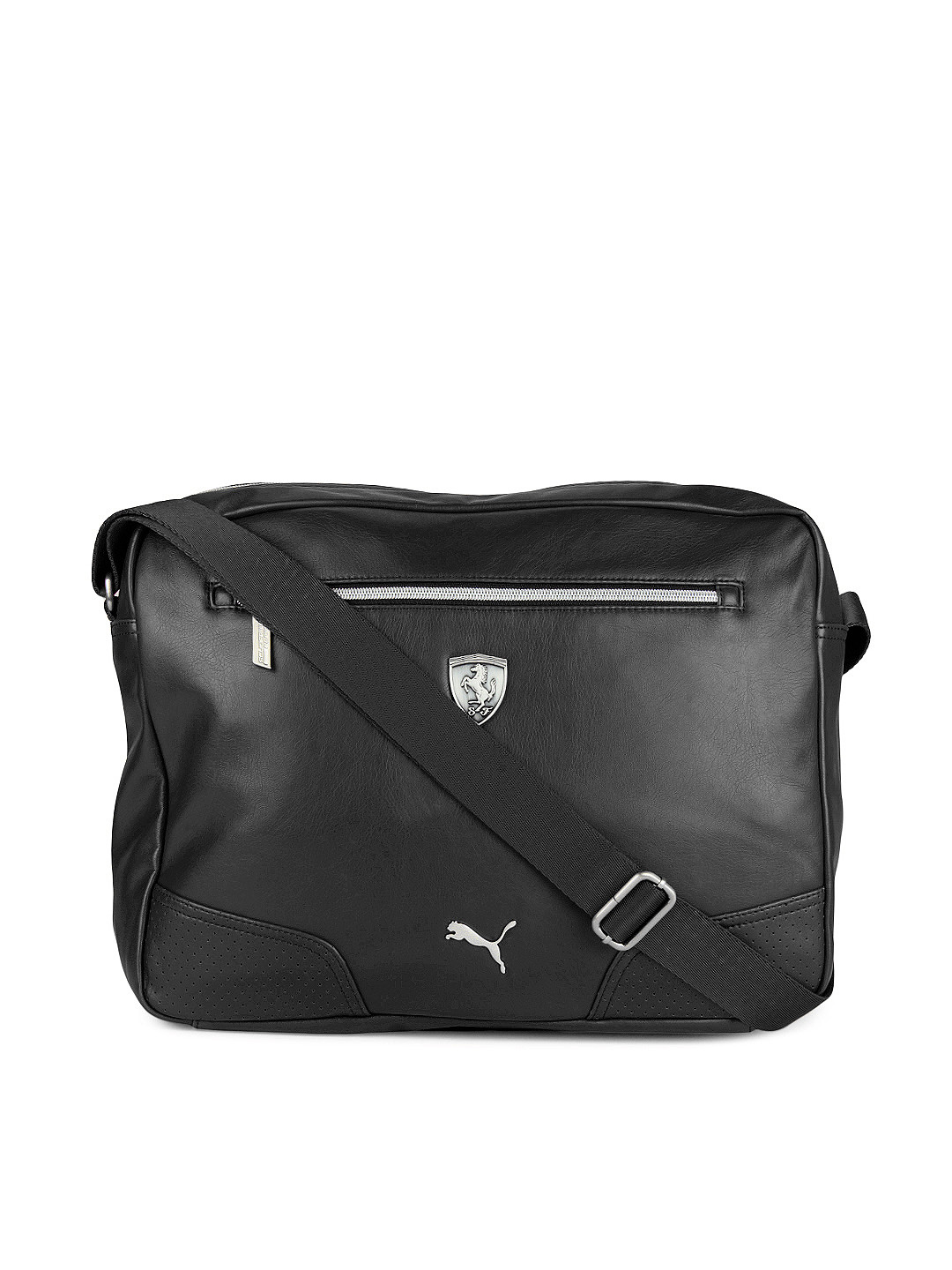 Buy Puma Men Black Ferrari LS Reporter Laptop Bag - Laptop Bag for Men ...