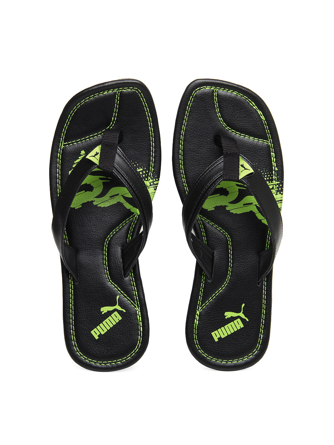 Buy Puma Men Black Maze Flip Flops - Flip Flops for Men 235440 | Myntra