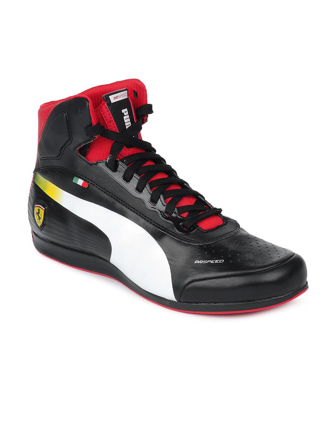 Buy PUMA Motorsport Men Black EvoSPEED 1.2 Mid SF Ferrari Sports Shoes ...