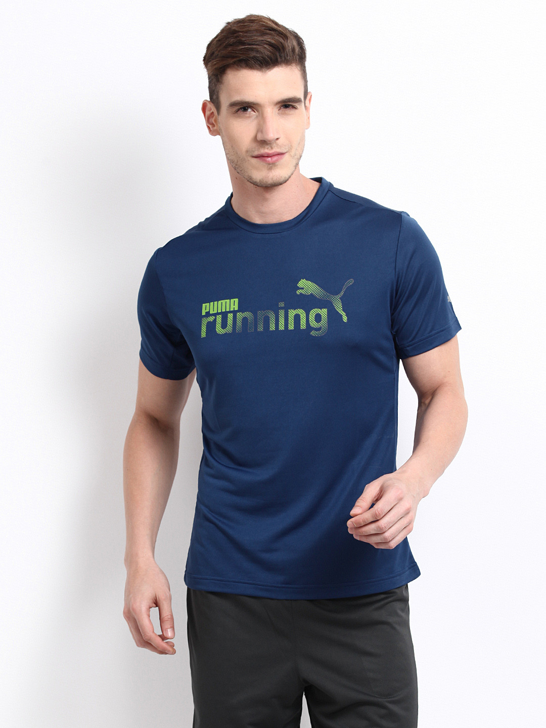 Buy Puma Men Blue Graphic Slogan T Shirt - Tshirts for Men 147470 | Myntra