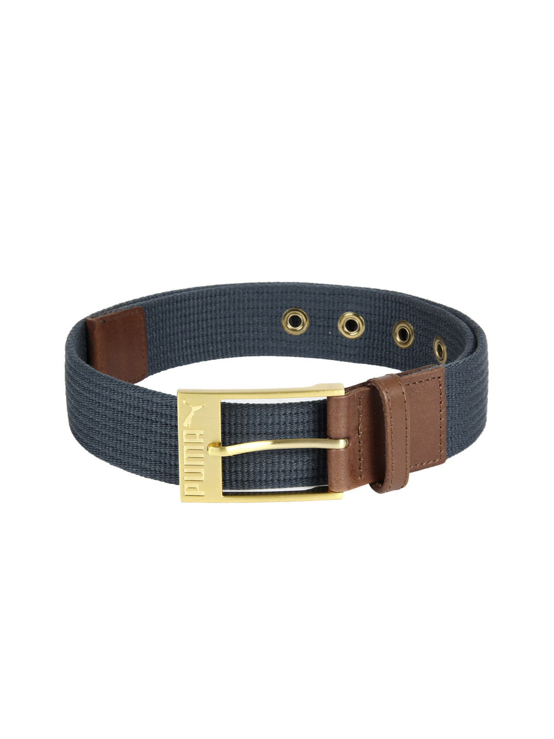 Buy Puma Men Navy Blue Webbing Belt - Belts for Men 107506 | Myntra