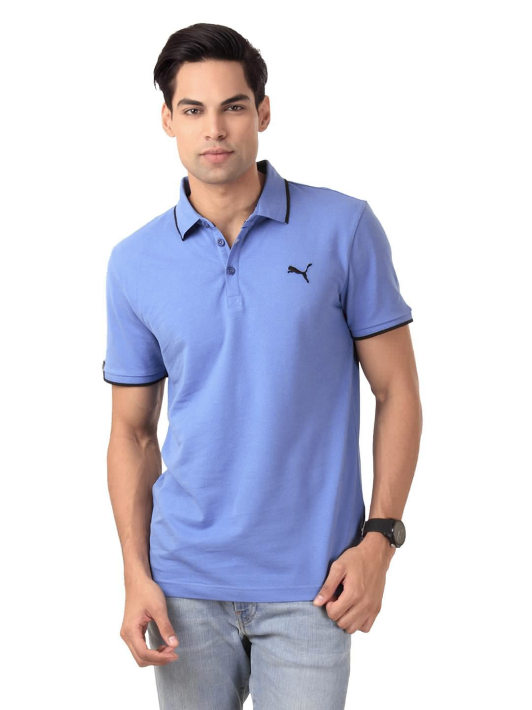 Buy Puma Men Blue Pure Cotton T Shirt - Tshirts for Men 67408 | Myntra