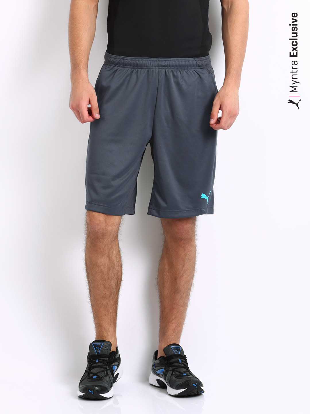 Buy Puma Men Charcoal Grey Shorts - Shorts for Men 261005 | Myntra