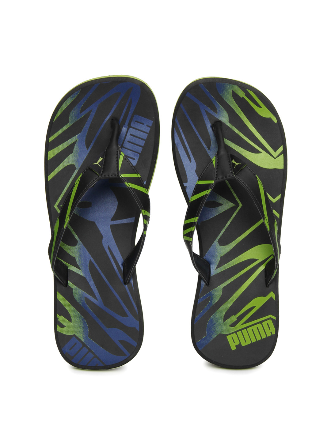 Buy Puma Men Black Blaze Ind Flip Flops - Flip Flops for Men 244974 ...
