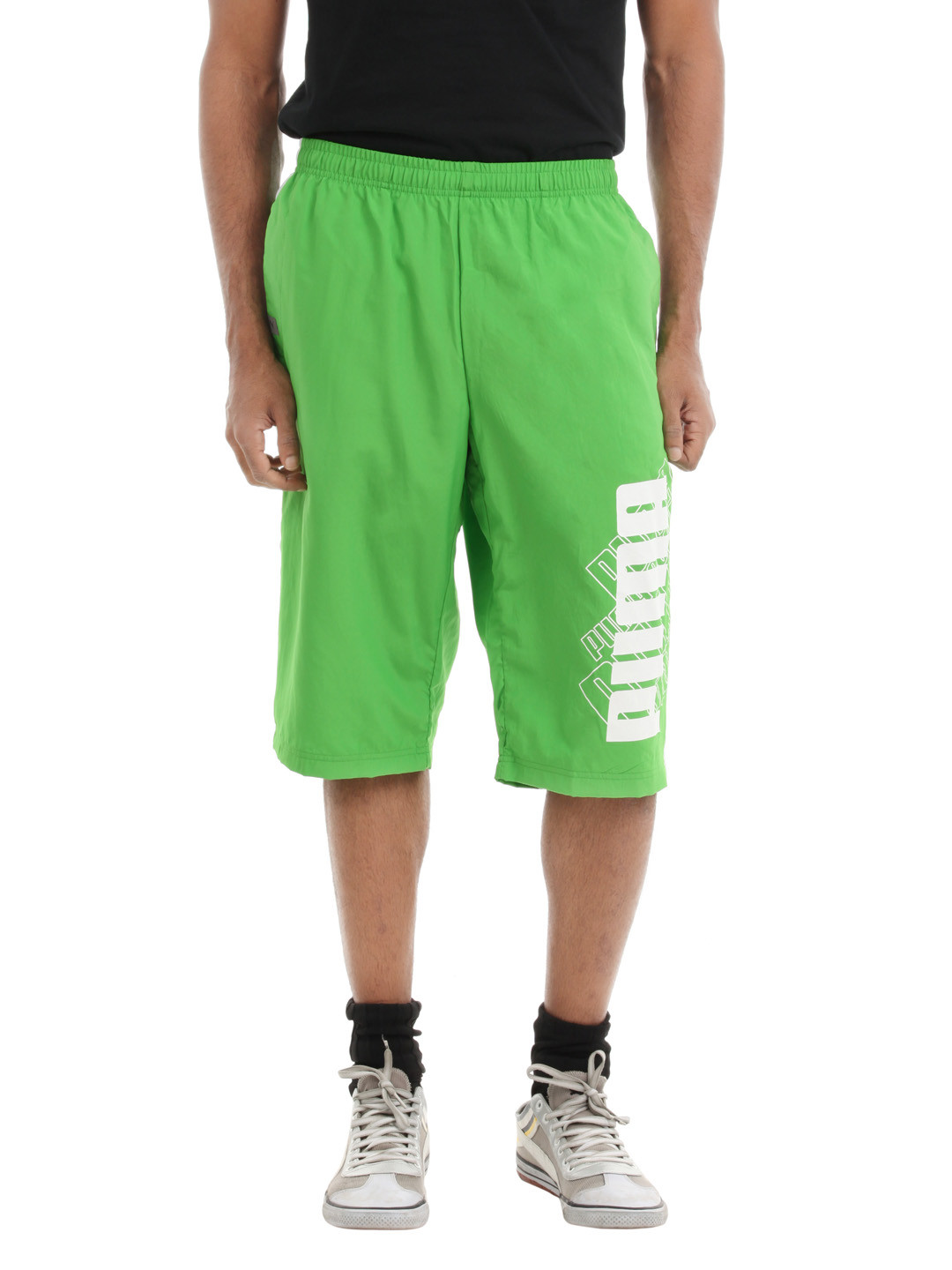Buy Puma Men Green Shorts - Shorts for Men 53776 | Myntra
