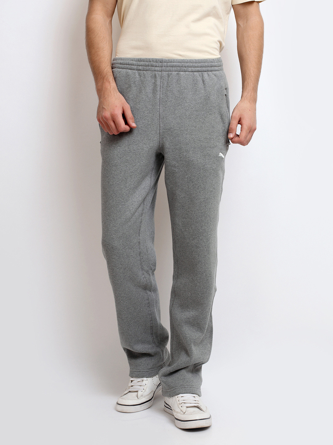 Buy Puma Men Grey Melange Lounge Pants - Lounge Pants for Men 170969 ...
