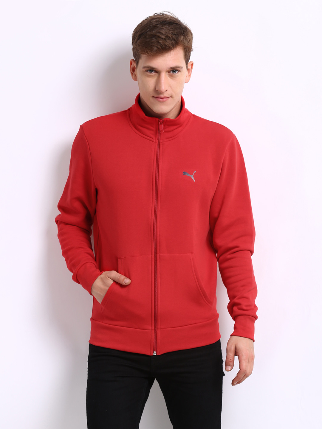 Buy Puma Men Red Sweatshirt - Sweatshirts for Men 198153 | Myntra