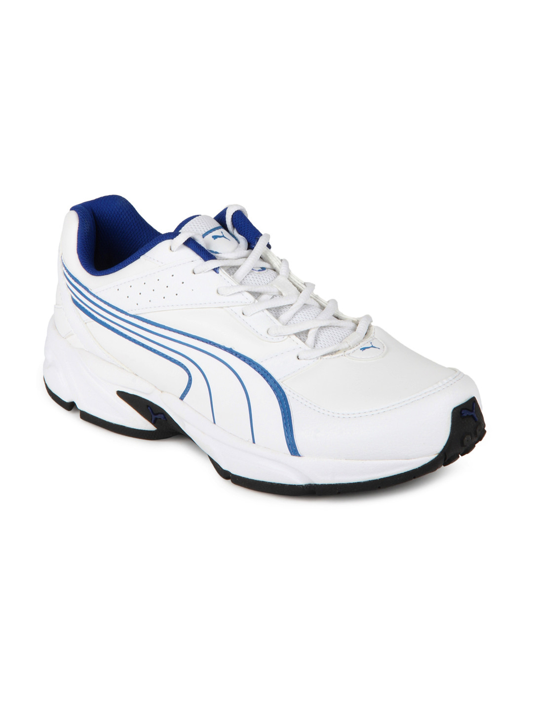Buy Puma Men White & Blue Jim Ind. Sports Shoes - Sports Shoes for Men ...