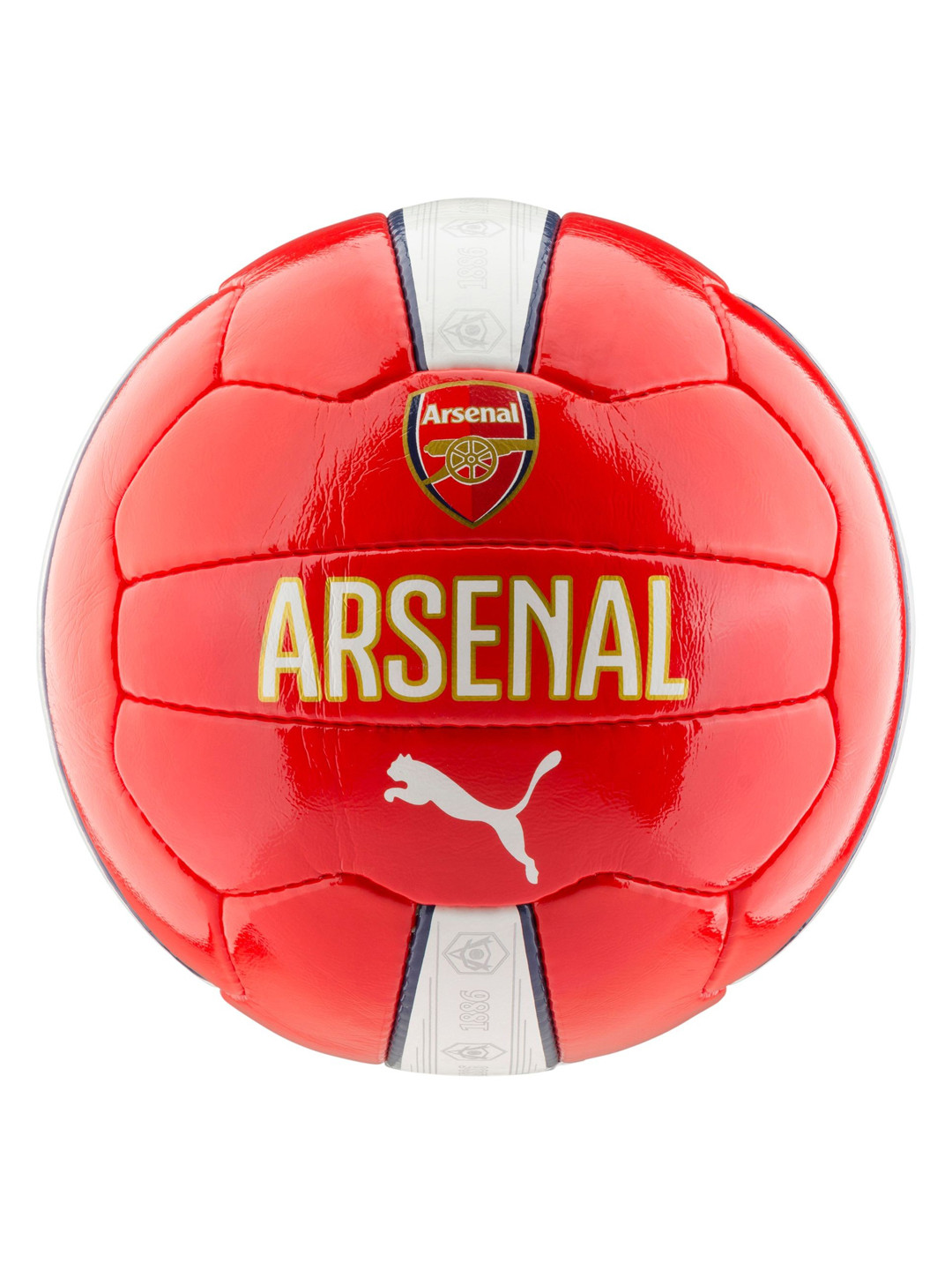 Buy Puma Red & White Arsenal T7 Archive Training Soccer Ball ...