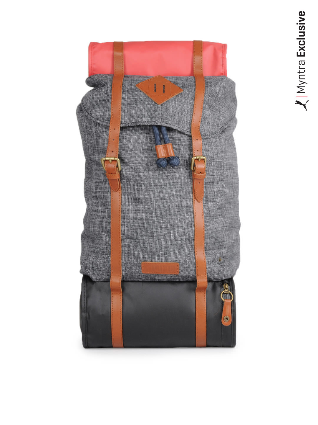 Buy Puma Unisex Grey MMQ Backpack - Backpacks for Unisex 107552 | Myntra