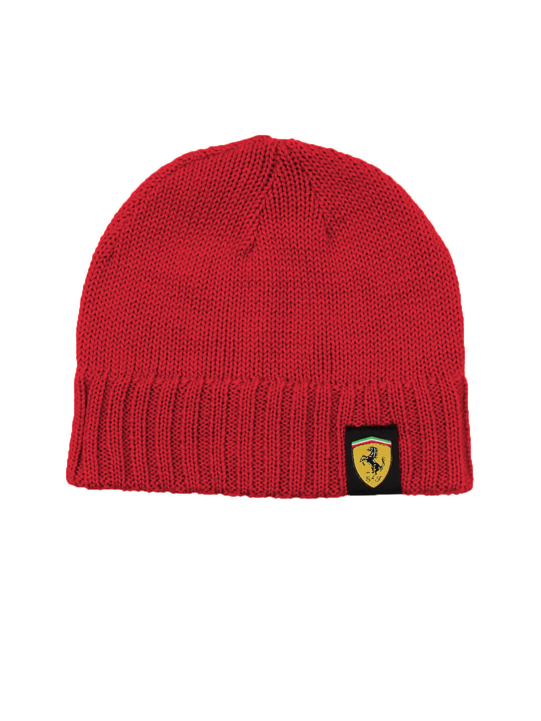 Buy PUMA Motorsport Unisex Red Ferrari Beanie Woolie Hat - Hat for ...