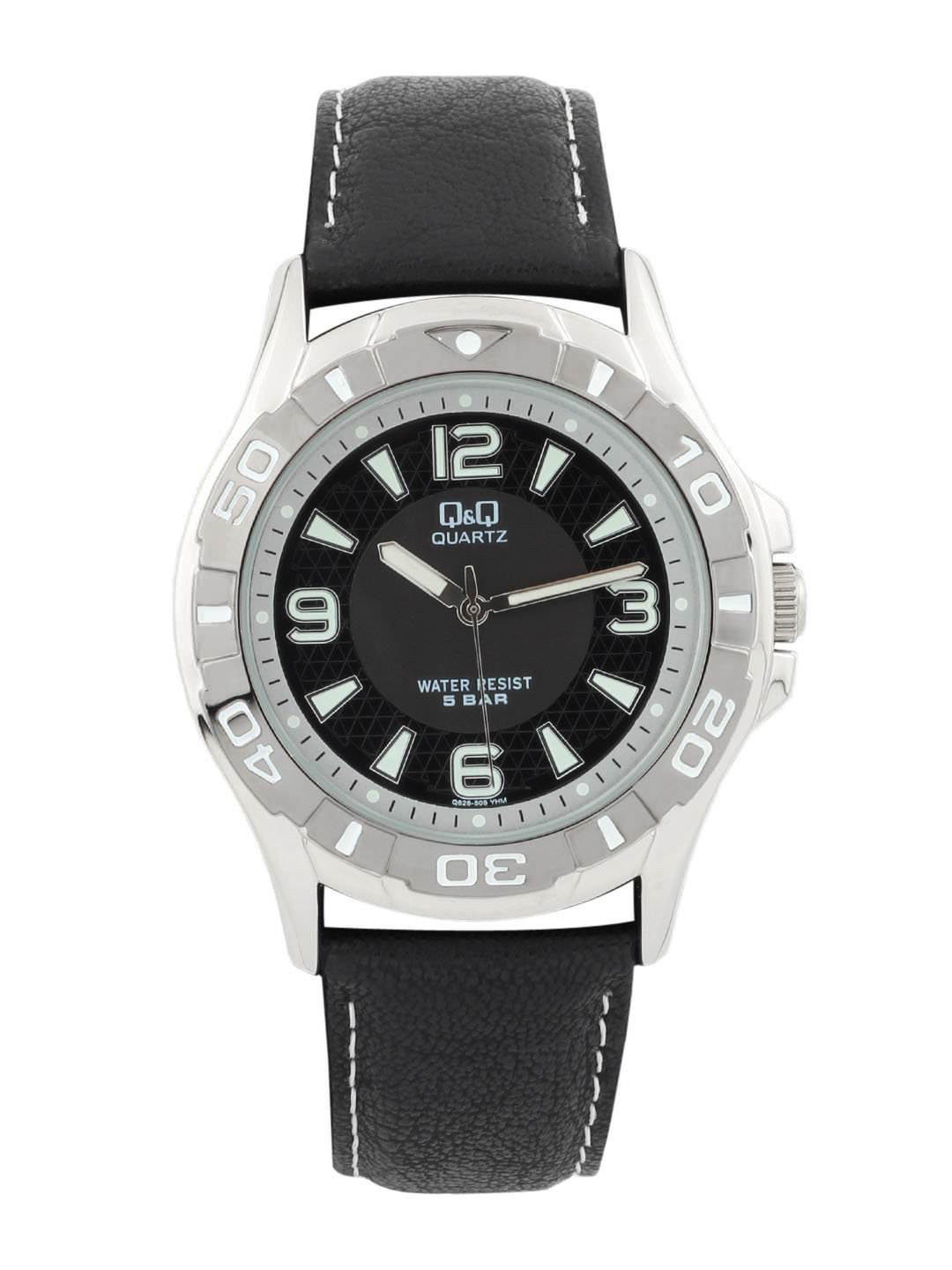 Buy Q&Q Men Black Dial Watch - Watches for Men 32355 | Myntra