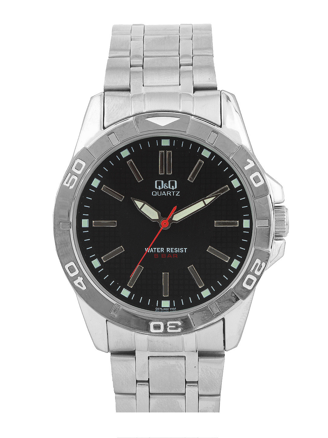 Buy Q&Q Men Black Dial Watch - Watches for Men 230509 | Myntra