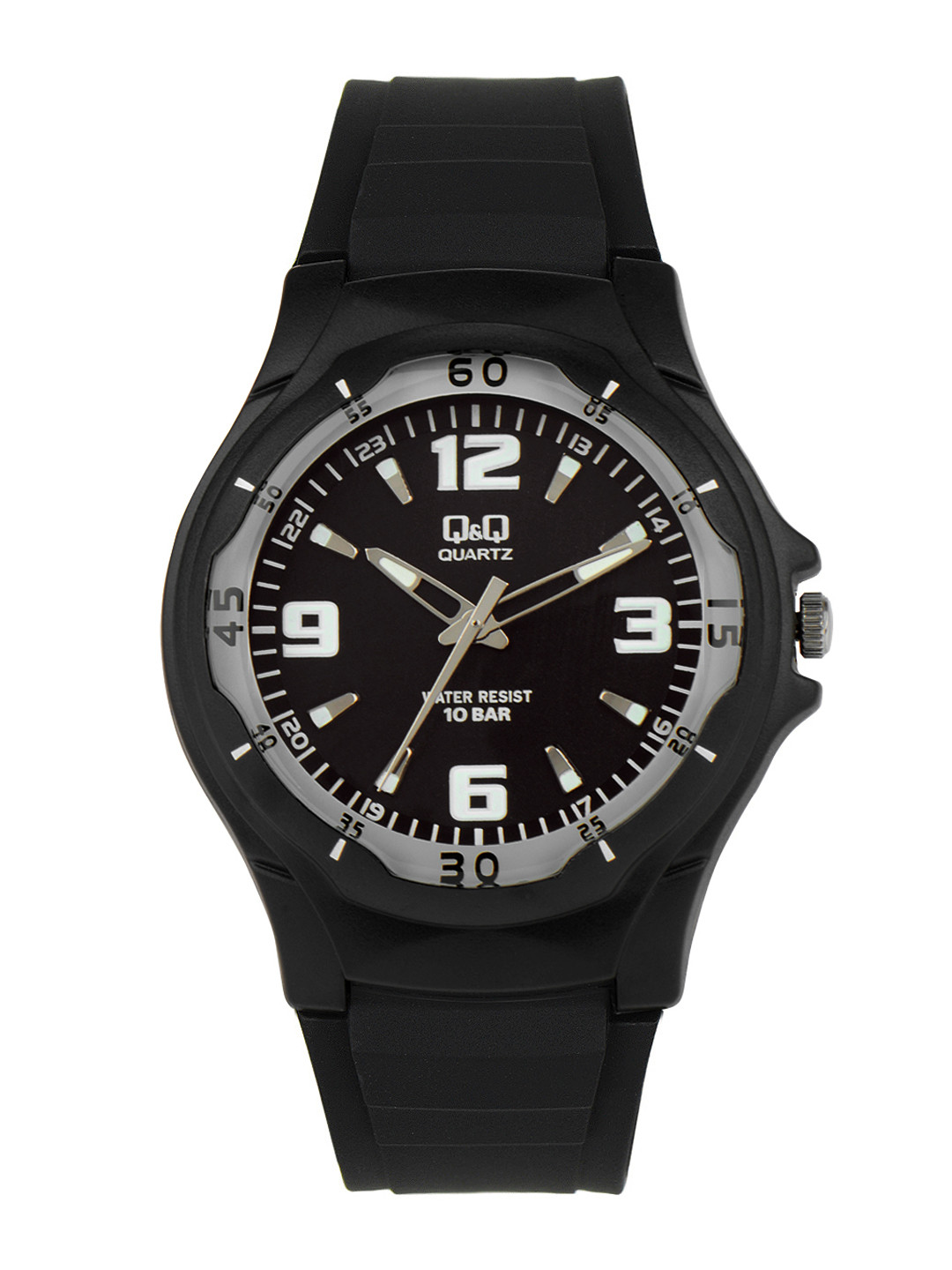 Buy Q&Q Men Black Dial Watch - Watches for Men 144454 | Myntra