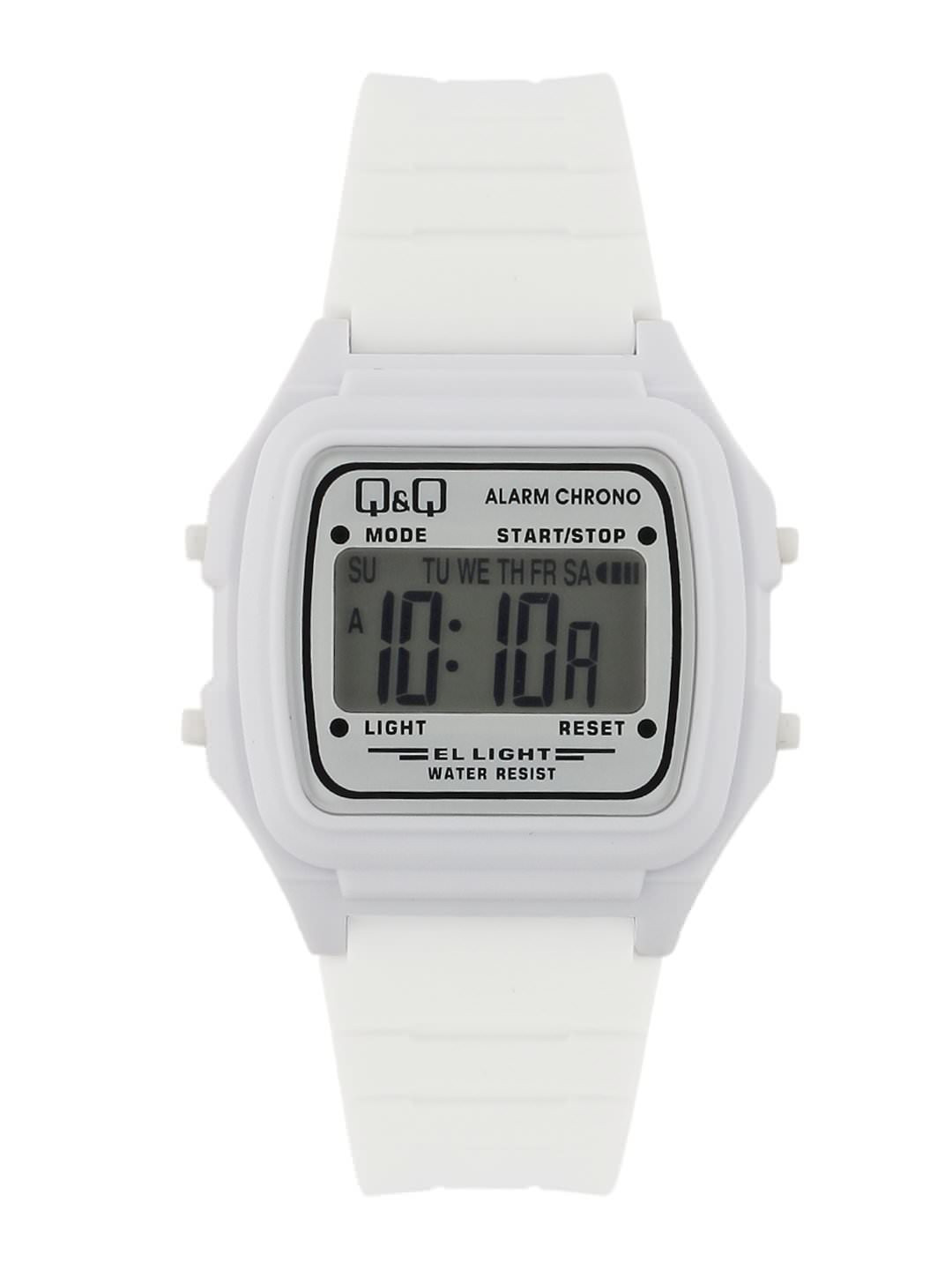 Buy Q&Q Unisex White Digital Watch - Watches for Unisex 53620 | Myntra
