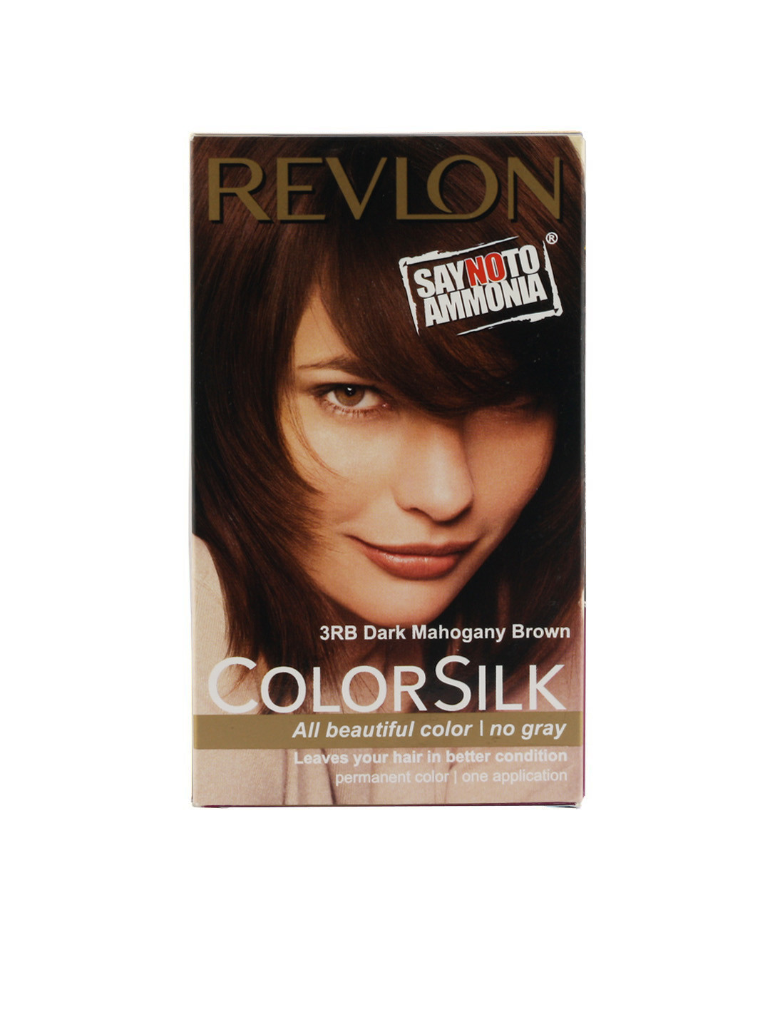 Buy Revlon Women Color Silk Dark Mahogany Brown Hair Colour 3RB - Hair ...