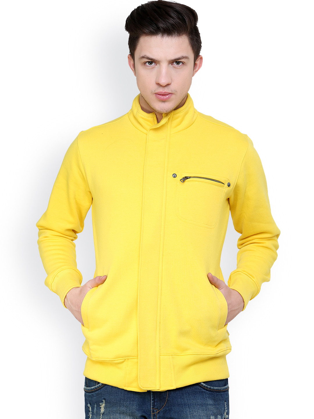 Buy Riverstone Men Yellow Jacket - Jackets for Men 648945 | Myntra