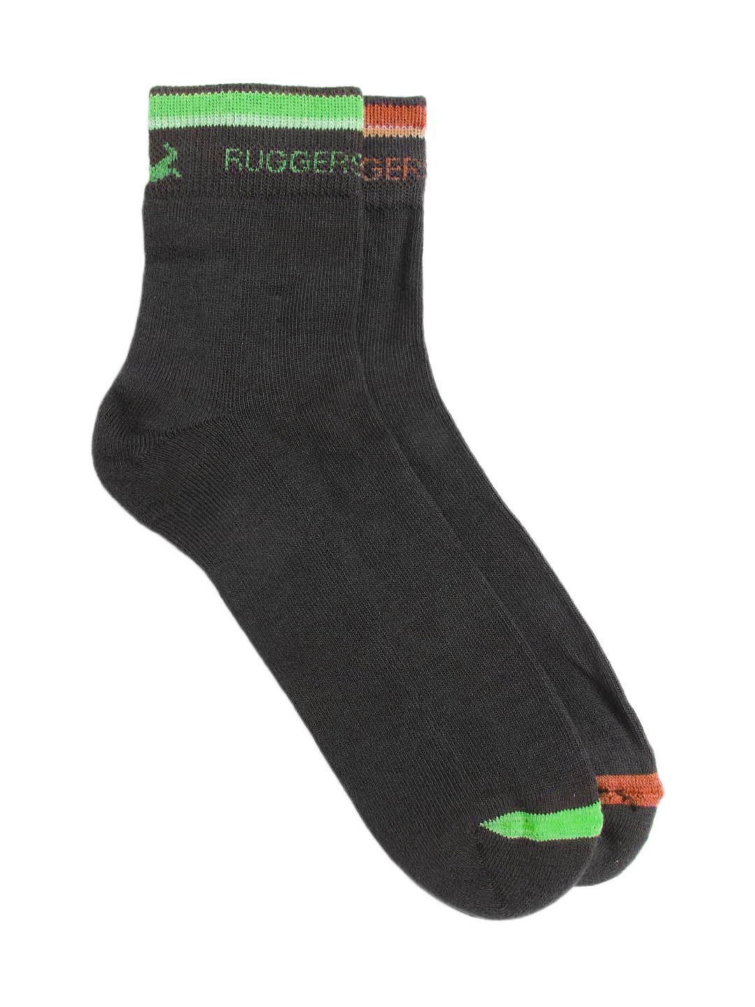 Buy Ruggers Young Men Pack Of 2 Charcoal Grey Socks - Socks for Men ...