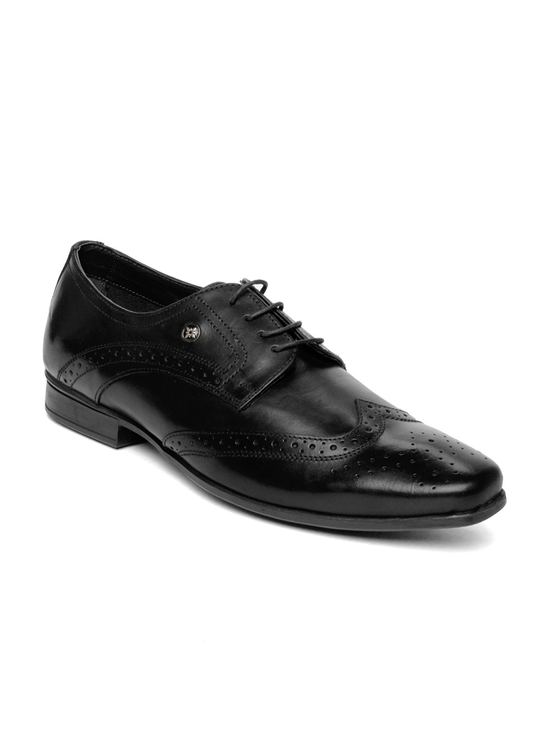 Buy Ruosh Men Black Leather Formal Shoes - Formal Shoes for Men 275088 ...